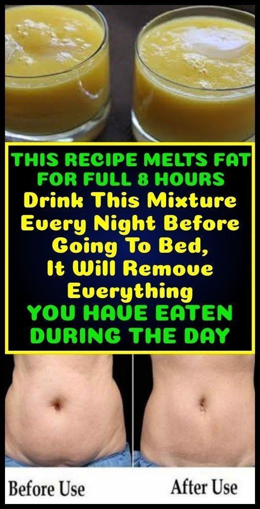 Drink This Every Night Before Bed and Remove Every Food Residue and ...