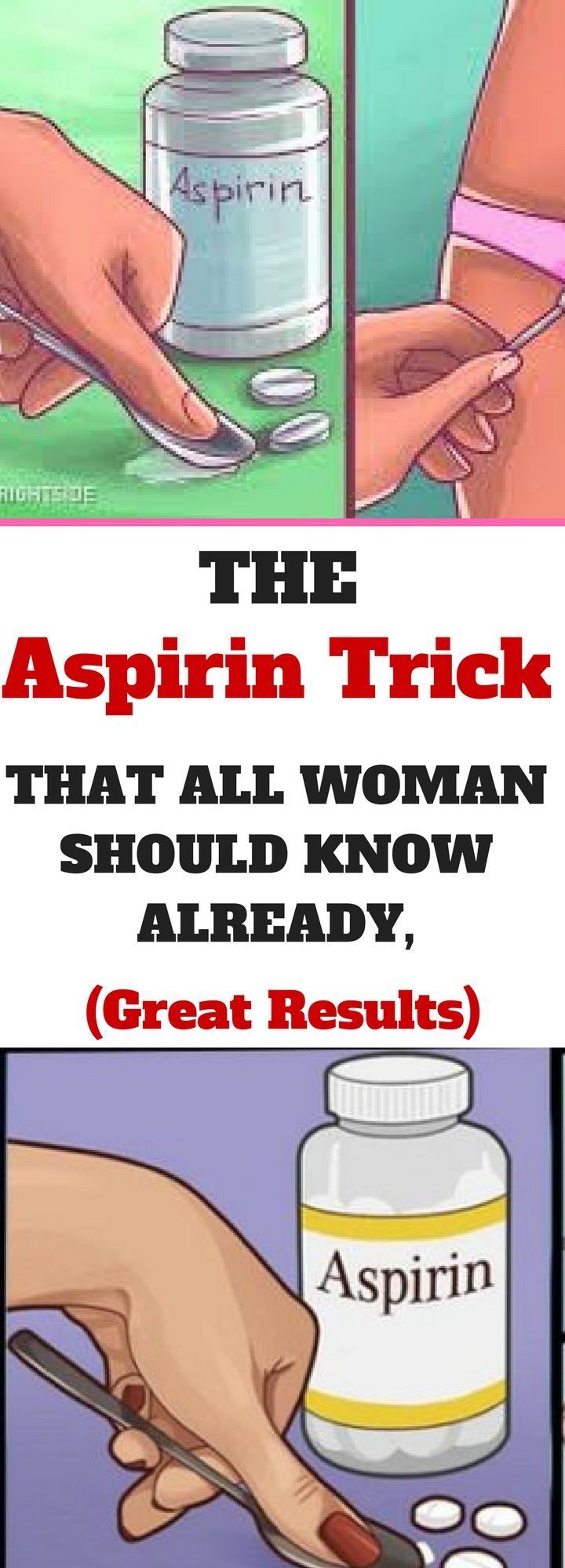 The Aspirin Trick That All Women Should Know, Great Results!