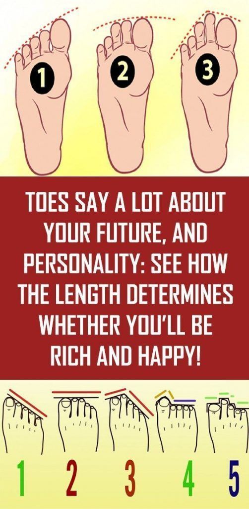 Toes Say a Lot About Your Future, and Personality: See How the Length ...