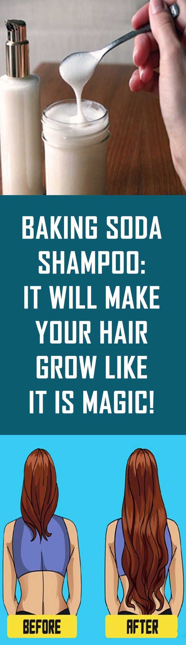 Baking Soda Shampoo: It Will Make Your Hair Grow Like It Is Magic!